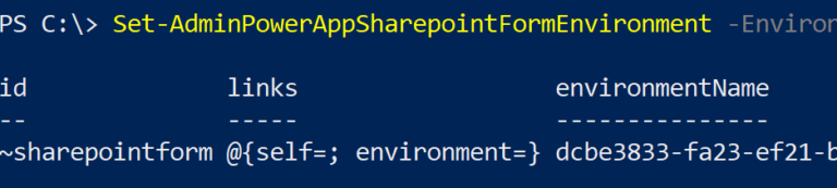 Default Power Platform environment and Sharepoint – It Ain't Boring